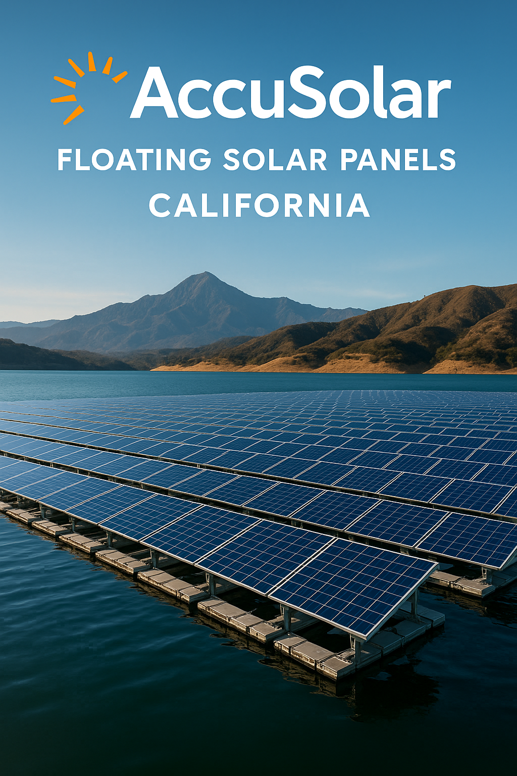 Floating Solar Panels in California - AccuSolar