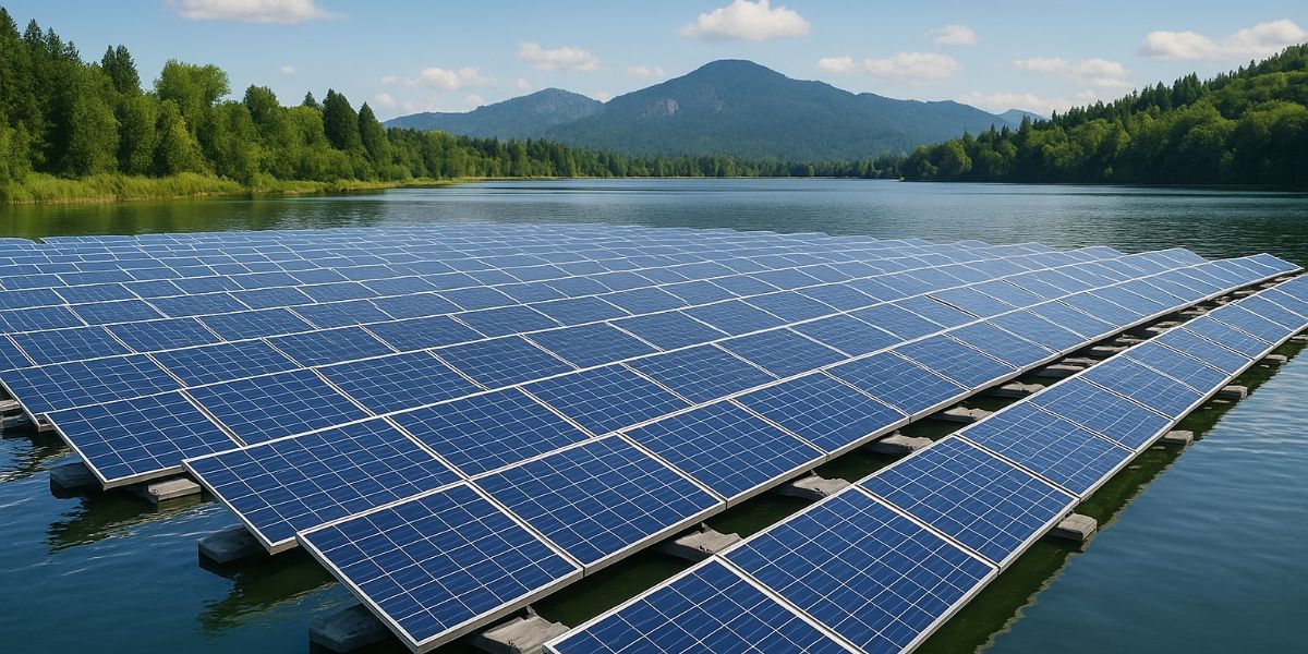 Floating Solar Panels in Oregon - AccuSolar